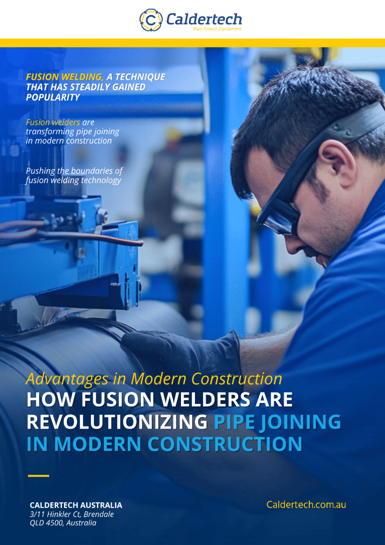 How Fusion Welders are Revolutionizing Pipe Joining in Modern ...